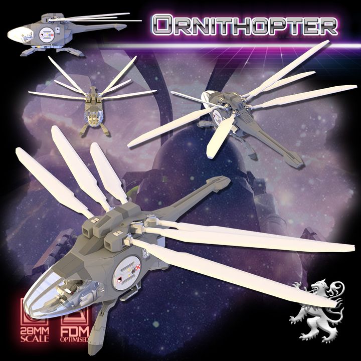 3D Printable Ornithopter by 2nd Dynasty